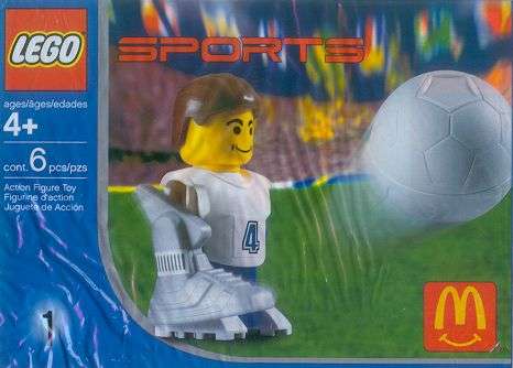 足球运动员（Football Player, White）（乐高LEGO 7923） | Brick4.com - 最实用的国产积木索引表
