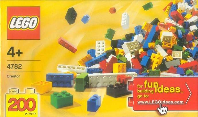 Bulk Set - 200 bricks（Bulk Set - 200 bricks）（乐高LEGO 4782） | Brick4.com ...