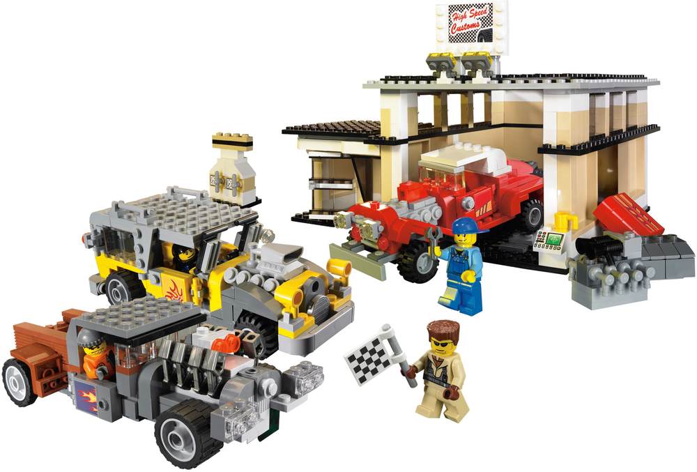 工厂：定制车库（Custom Car Garage）（乐高LEGO 10200） | Brick4.com - 最实用的国产积木索引表