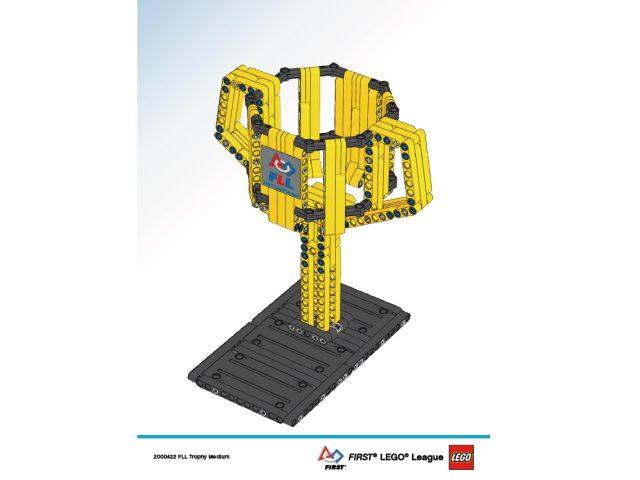 中号奖杯（FLL Trophy medium）（乐高LEGO 2000422） | Brick4.com - 最实用的国产积木索引表