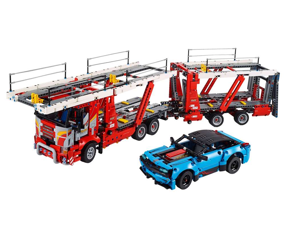 汽车运输车（Car Transporter）（乐高LEGO 42098、宇星模王MouldKing 15003） | Brick4.com ...