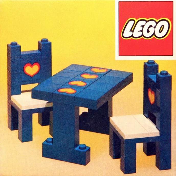 桌椅（Table and chairs）（乐高LEGO 275） | Brick4.com - 最实用的国产积木索引表