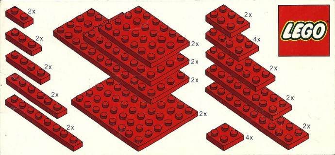 Plates Parts Pack（Plates Parts Pack）（乐高LEGO 820、乐高LEGO 822） | Brick4 ...