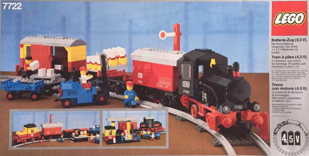 城市：蒸汽货物列车（Steam Cargo Train Set）（乐高LEGO 7722） | Brick4.com - 最实用的国产积木索引表
