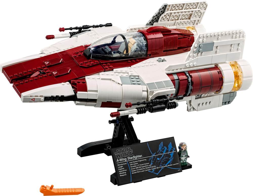 A翼星际战机（A-Wing Starfighter）（乐高LEGO 75275、无牌 9559、YPA 79005） | Brick4.com ...