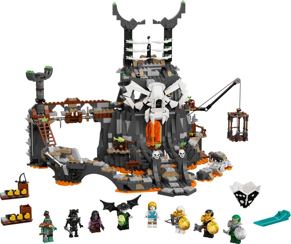 骷髅巫师的地牢（Skull Sorcerer's Dungeon）（乐高LEGO 71722、国酷PRCK 61066、无牌 7184、无牌 ...