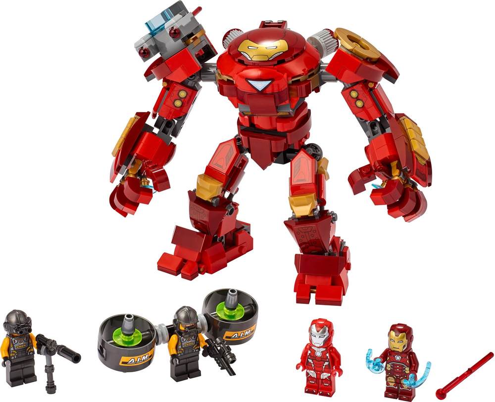 钢铁侠反浩克装甲大战 A.I.M. 特工（Iron Man Hulkbuster）（乐高LEGO 76164、乐翼LARI/博乐BELA ...