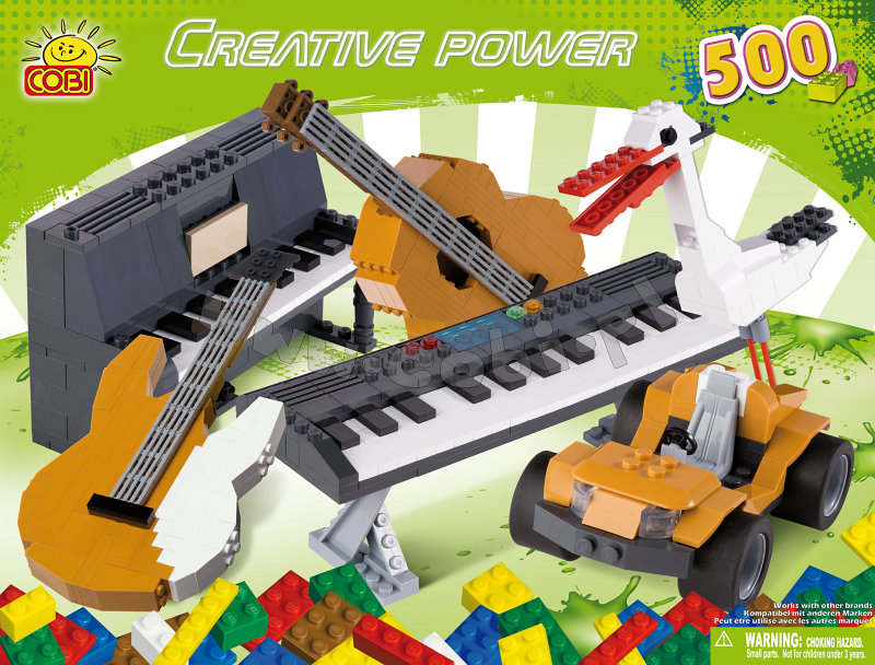 500 blocks - music（500 blocks - music）（酷陛COBI 20502） | Brick4.com - 最实用 ...