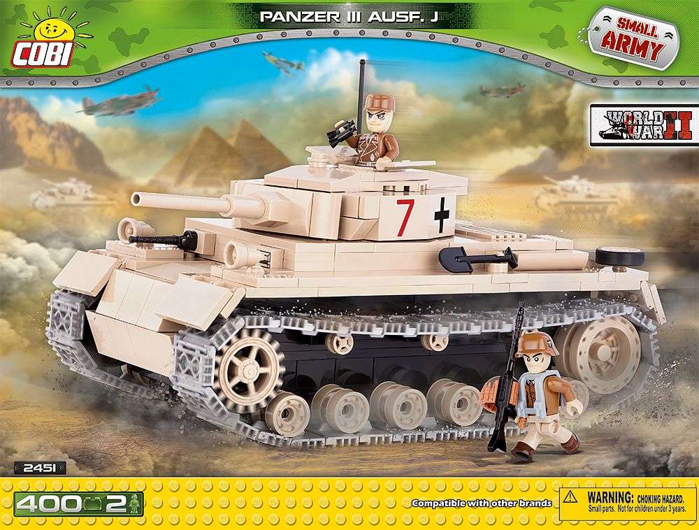 三号坦克（Panzer III ausf. J）（酷陛COBI 2451） | Brick4.com - 最实用的国产积木索引表