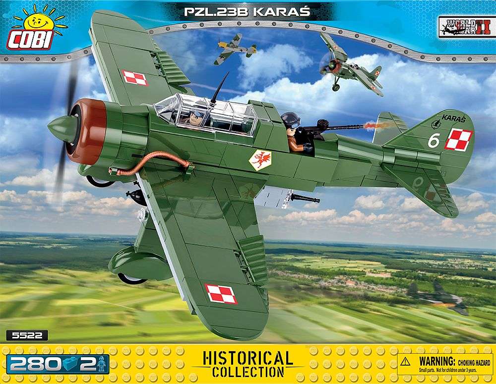 PZL.23B Karaś（PZL P23B Karaś）（酷陛COBI 5522） | Brick4.com - 最实用的国产积木索引表