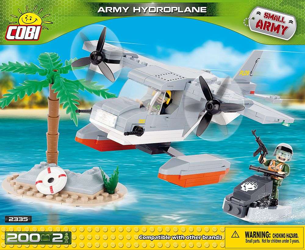 军用水上飞机（Army Hydroplane）（酷陛COBI 2335） | Brick4.com - 最实用的国产积木索引表
