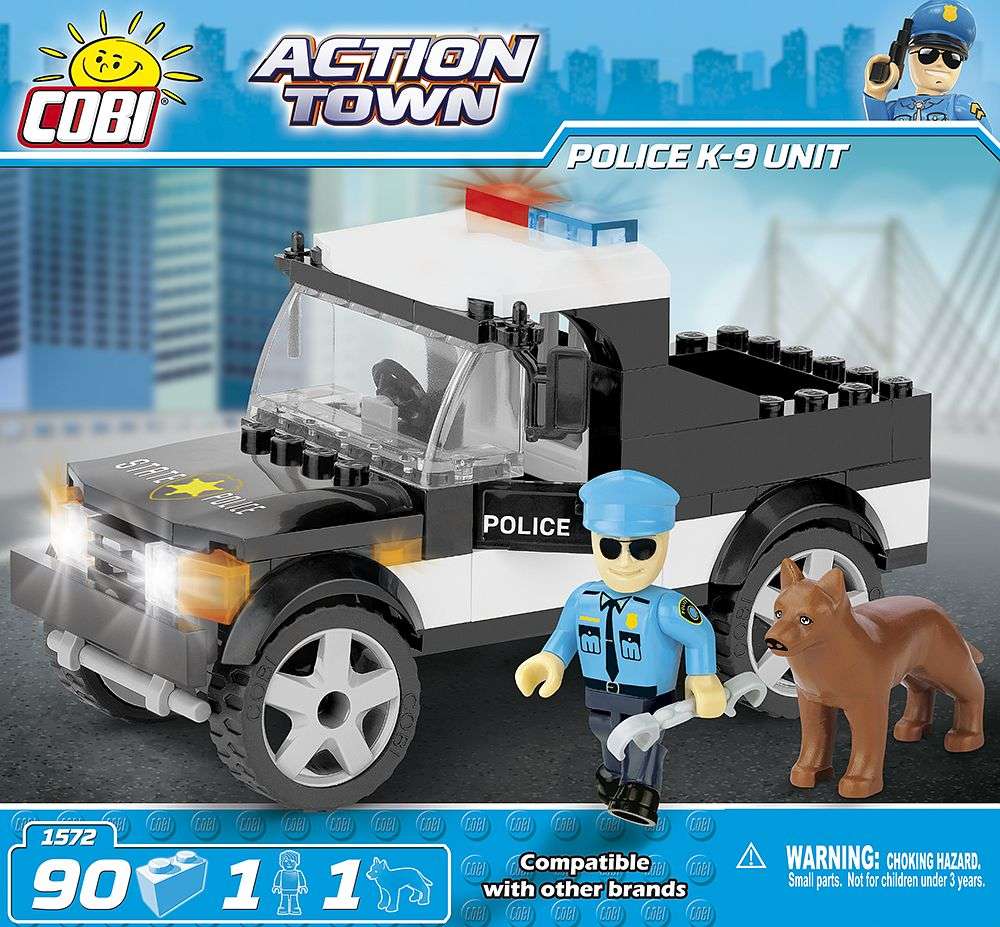 警犬（Police K-9 Unit）（酷陛COBI 1572） | Brick4.com - 最实用的国产积木索引表