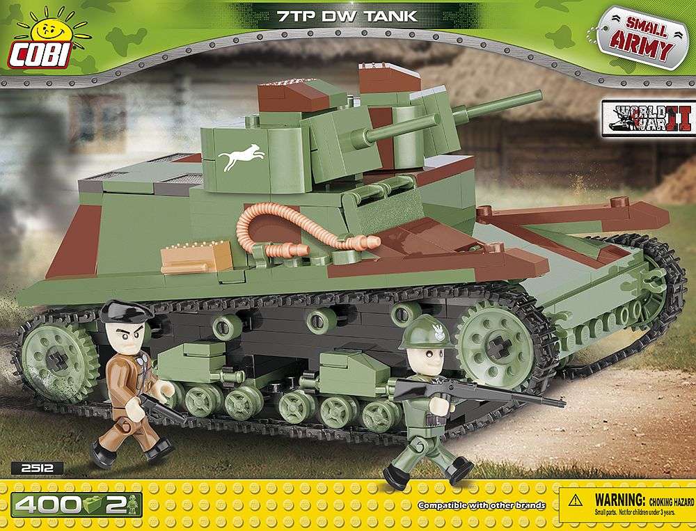 7TP DW 坦克（7TP DW Tank）（酷陛COBI 2512） | Brick4.com - 最实用的国产积木索引表