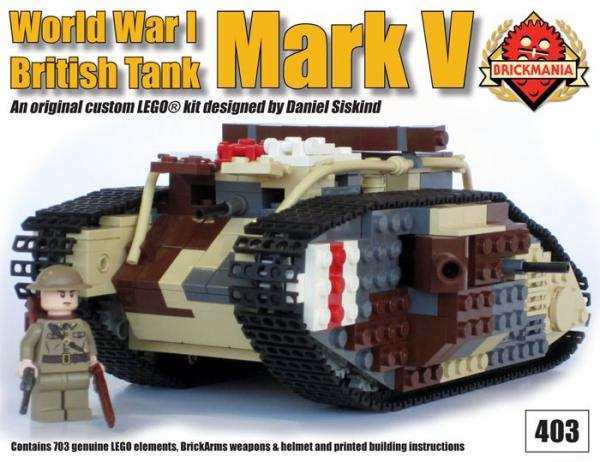 Mark V 坦克（Mark V）（Brickmania 403） | Brick4.com - 最实用的国产积木索引表