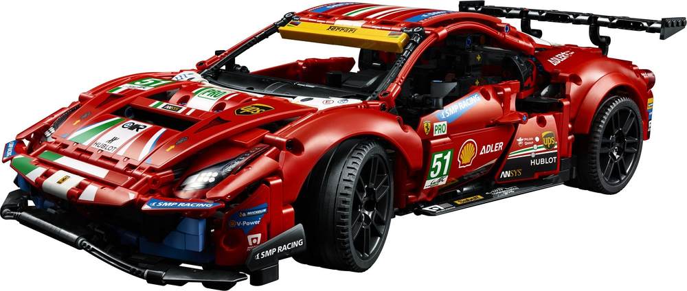 法拉利 488 GTE（Ferrari 488 GTE 'AF Corse #51'）（乐高LEGO 42125、益乐YILE 无编号、狮子王 ...