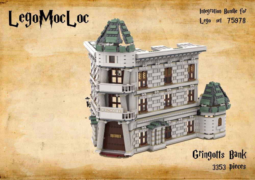 哈利波特：对角巷银行（Gringotts Bank & Ukranian Ironbelly Dragon - Diagon Alley ...