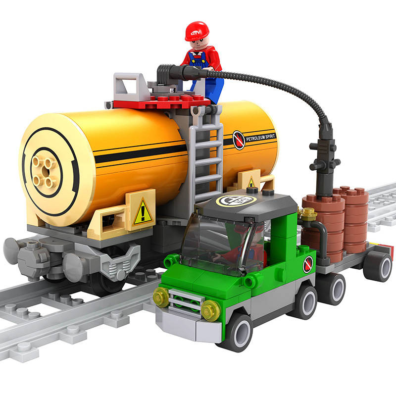 火车：流动加油站（TRAINS）（奥斯尼AUSINI 25414） | Brick4.com - 最实用的国产积木索引表