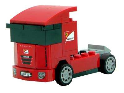 法拉利货车（Scuderia Ferrari Truck）（乐高LEGO 30191、积思JiSi 2211、森宝SEMBO 607202B ...