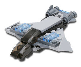 复仇者联盟：漫威超级英雄：迷你昆式战机（Quinjet）（乐高LEGO 30162、积思JiSi 7007） | Brick4.com - 最 ...