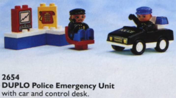 警察紧急救援队（Police Emergency Unit）（乐高LEGO 2654） | Brick4.com - 最实用的国产积木索引表