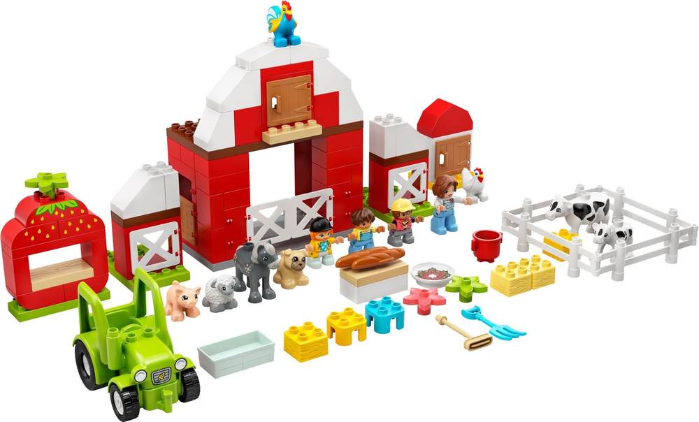 农场动物们的家园（Barn, Tractor & Farm Animal Care）（乐高LEGO 10952） | Brick4.com ...