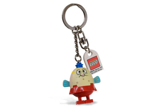 海绵宝宝：泡芙老师钥匙链（Mrs. Puff Key Chain）（乐高LEGO 852238） | Brick4.com - 最实用的国产积木索引表