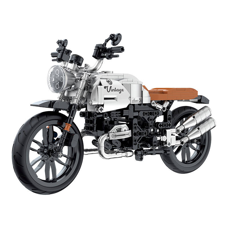 复古摩托车（Tech-Storm）（积高积木COGO 15803C） | Brick4.com - 最实用的国产积木索引表