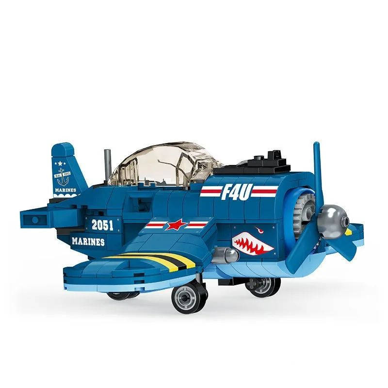 F4U战斗机（F4U）（唯乐创想 2051） | Brick4.com - 最实用的国产积木索引表