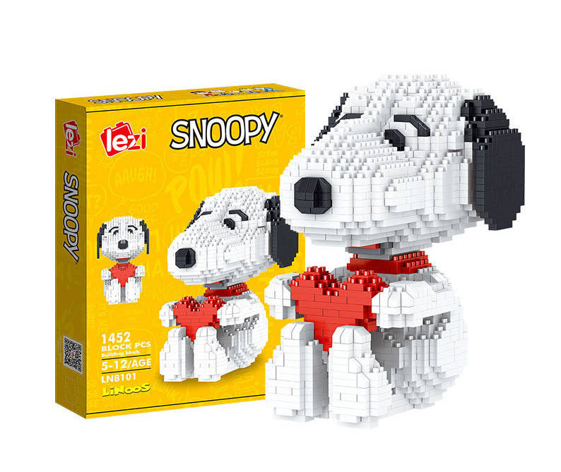 史努比（Snoopy）（Lezi LN8101） | Brick4.com - 最实用的国产积木索引表