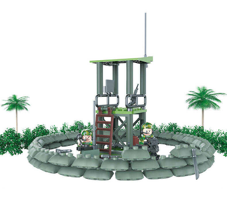 火线争锋：丛林哨所（Firewire）（古迪GUDI/新乐新 8019） | Brick4.com - 最实用的国产积木索引表