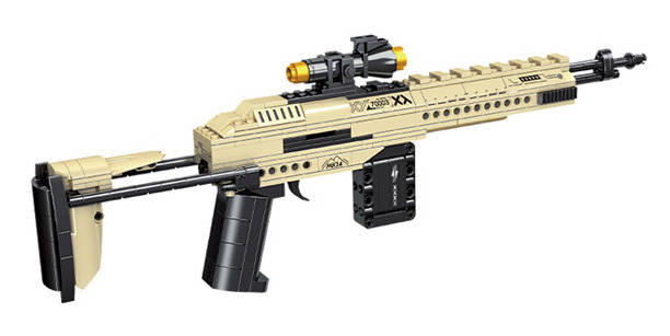MK14增强型战斗步枪（MK14）（雷尔娱乐/深圳雷尔 70003） | Brick4.com - 最实用的国产积木索引表