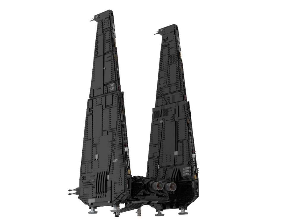 第一秩序指挥穿梭机（UCS Command Shuttle (Upsilon Shuttle)）（Rebrickable MOC-35412 ...