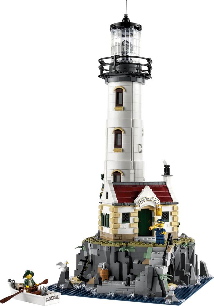 电动灯塔（Motorised Lighthouse）（乐高LEGO 21335、无牌 92882） | Brick4.com - 最实用的国产 ...