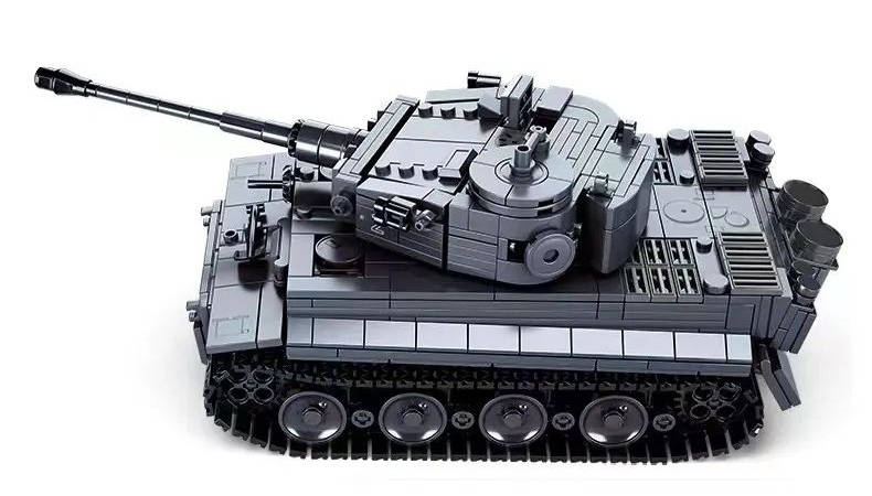 遥控虎（Panzerkampfwagen Tiger Ausführung E）（小鲁班Sluban M38-B0851） | Brick4 ...