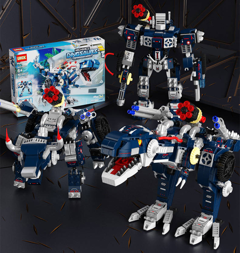 三变霸王龙（乐玩创客LWCK 60035） | Brick4.com - 最实用的国产积木索引表