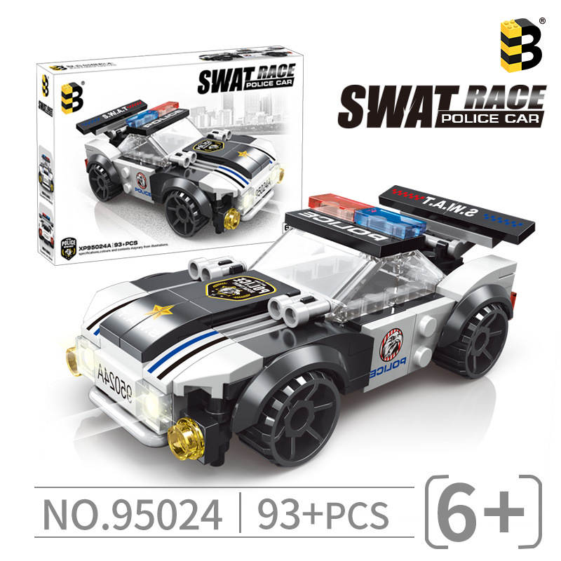警车（SWAT Police Car）（联合创想/B牌 95024） | Brick4.com - 最实用的国产积木索引表