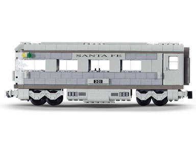 圣达菲火车车厢 II（Santa Fe Cars - Set II）（乐高LEGO 10022） | Brick4.com - 最实用的国产积木索引表