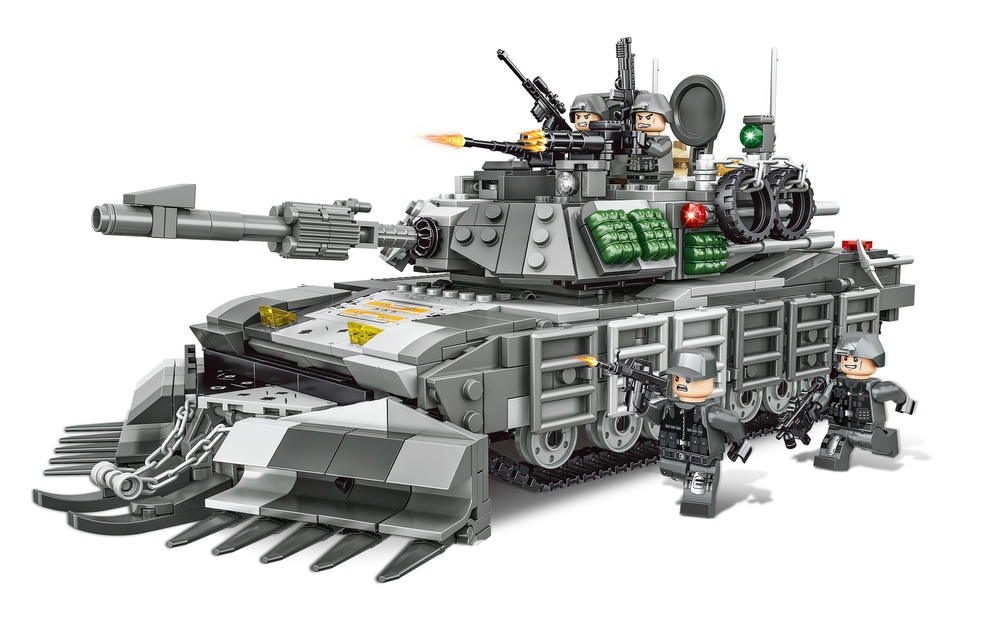 M1A2主战坦克（Powerful Military）（沃马动漫WOMA C0848） | Brick4.com - 最实用的国产积木索引表