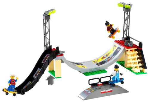 疯狂特技岛：极限滑板挑战赛（Skateboard Challenge）（乐高LEGO 6738、西骑士Zephyr Knight 1004、鑫 ...