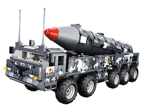 东风-21D导弹车、乌拉尔-375（DF-21D MRBM）（方橙积木Forange FC6102） | Brick4.com - 最实用的 ...