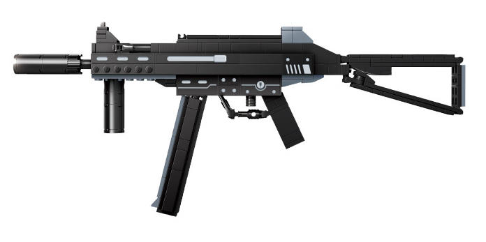 UMP45 冲锋枪 8款组合（Universal Machine Pistol 45）（古迪GUDI/新乐新 40602） | Brick4 ...