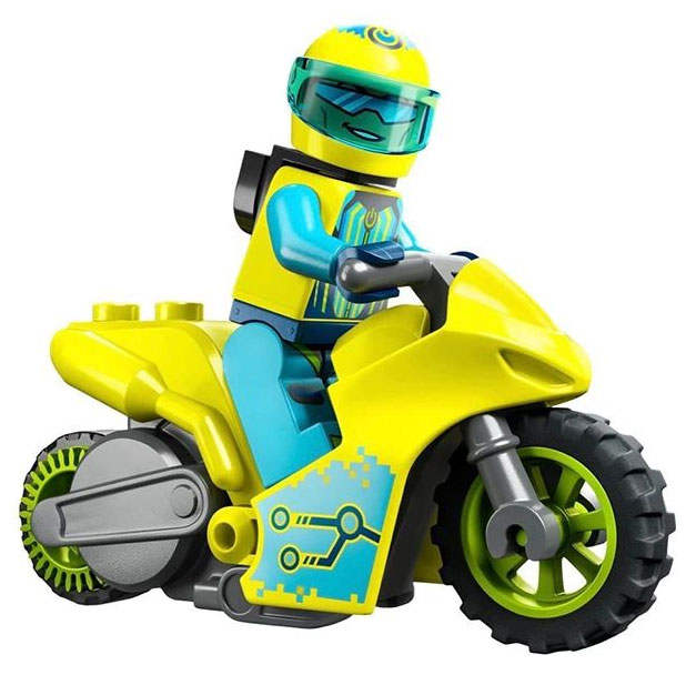 特技：二次元特技摩托车（Cyber Stunt Bike）（乐高LEGO 60358） | Brick4.com - 最实用的国产积木索引表
