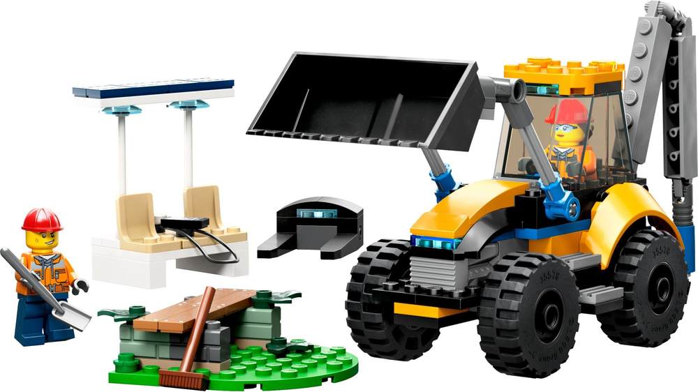 建筑挖掘机（Construction Digger）（乐高LEGO 60385、无牌 70385） | Brick4.com - 最实用的国产 ...