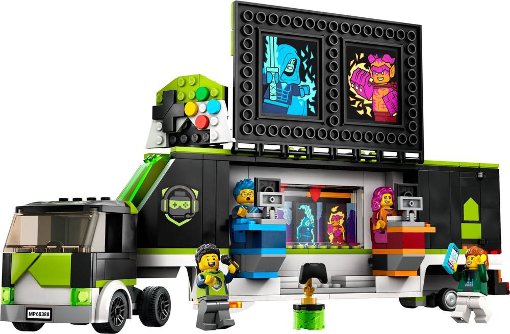 电子竞技大赛卡车（Gaming Tournament Truck）（乐高LEGO 60388） | Brick4.com - 最实用的国产积木索引表