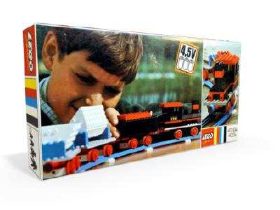 货运列车附带翻斗车厢（Complete Freight Train Set with Tipper Trucks）（乐高LEGO 120 ...