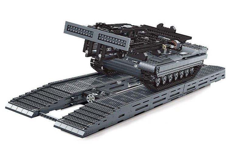 坦克式架桥车（Ultimate Abrams with Bridge Layer AVLB）（Rebrickable MOC-29526、宇星 ...