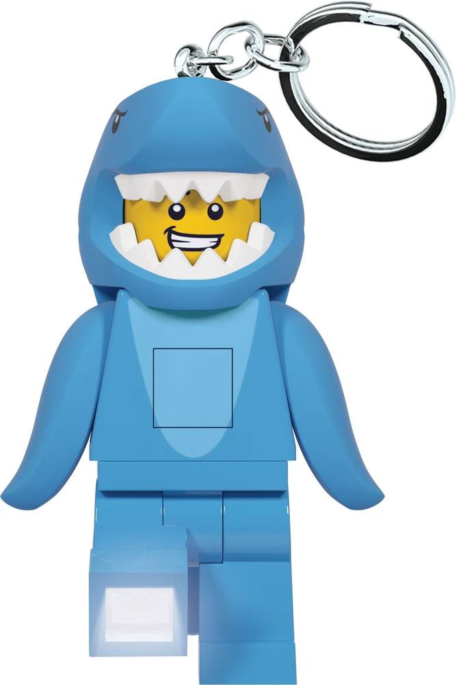 鲨鱼人人仔手电筒钥匙链（Shark Suit Guy Key Light）（乐高LEGO 5006848） | Brick4.com - 最 ...