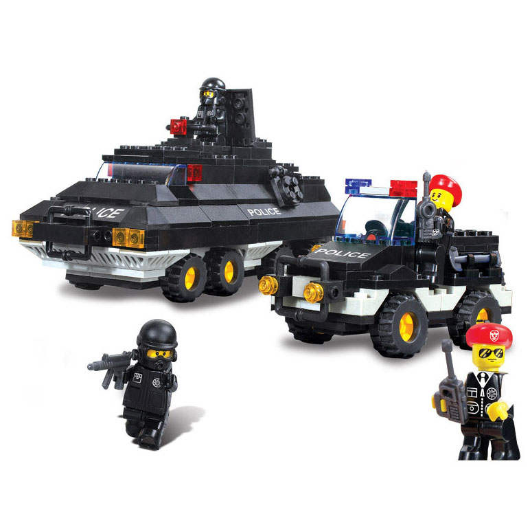 警察特攻队Q：黑色警察（경찰특공대Q：Black Cop）（小鲁班Sluban M38-B2000、小牛津OXFORD OSP18000 ...