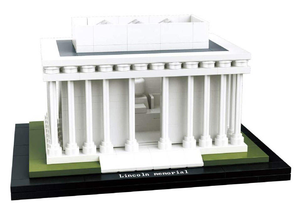 林肯纪念堂（恒三和HSANHE/咔扣CACO 6366） | Brick4.com - 最实用的国产积木索引表