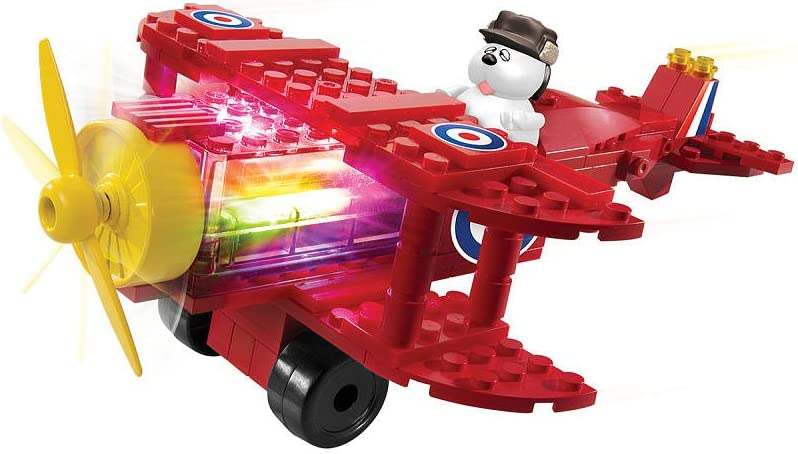 史努比：花生大电影：双翼飞机（The Peanuts Movie Olaf's Biplane）（Cra-Z-Art/Lite Brix ...